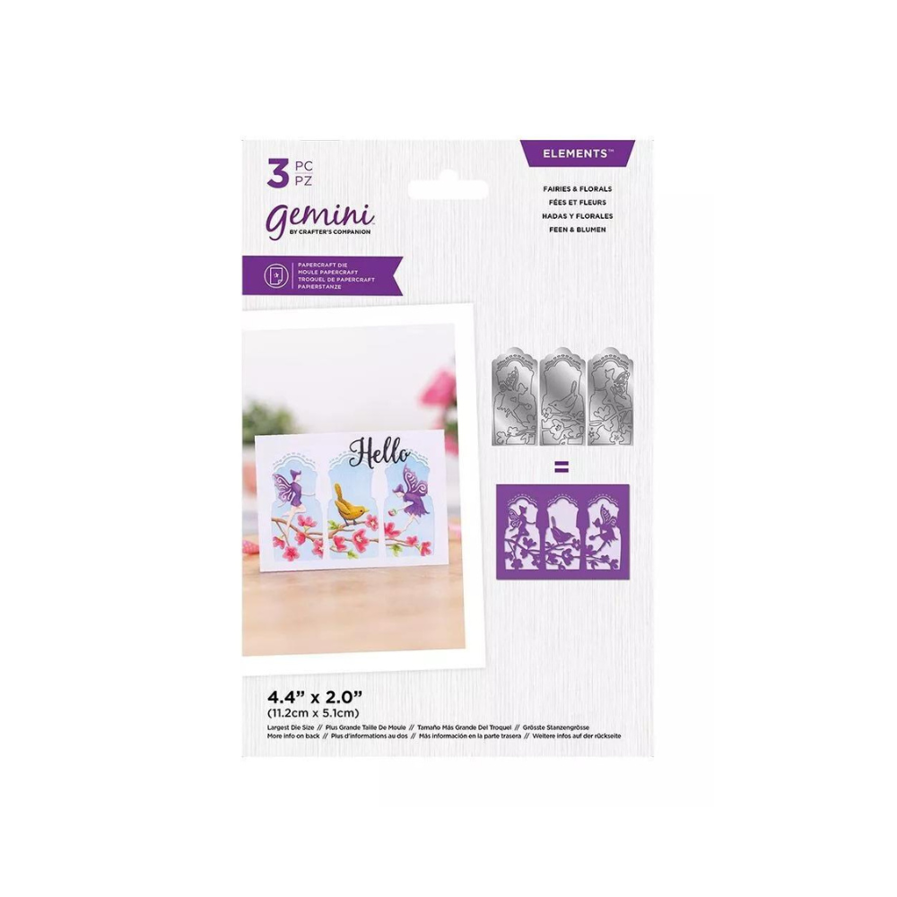 Gemini Elements - Fairies & Florals Papercraft Die – HOBBYHOP