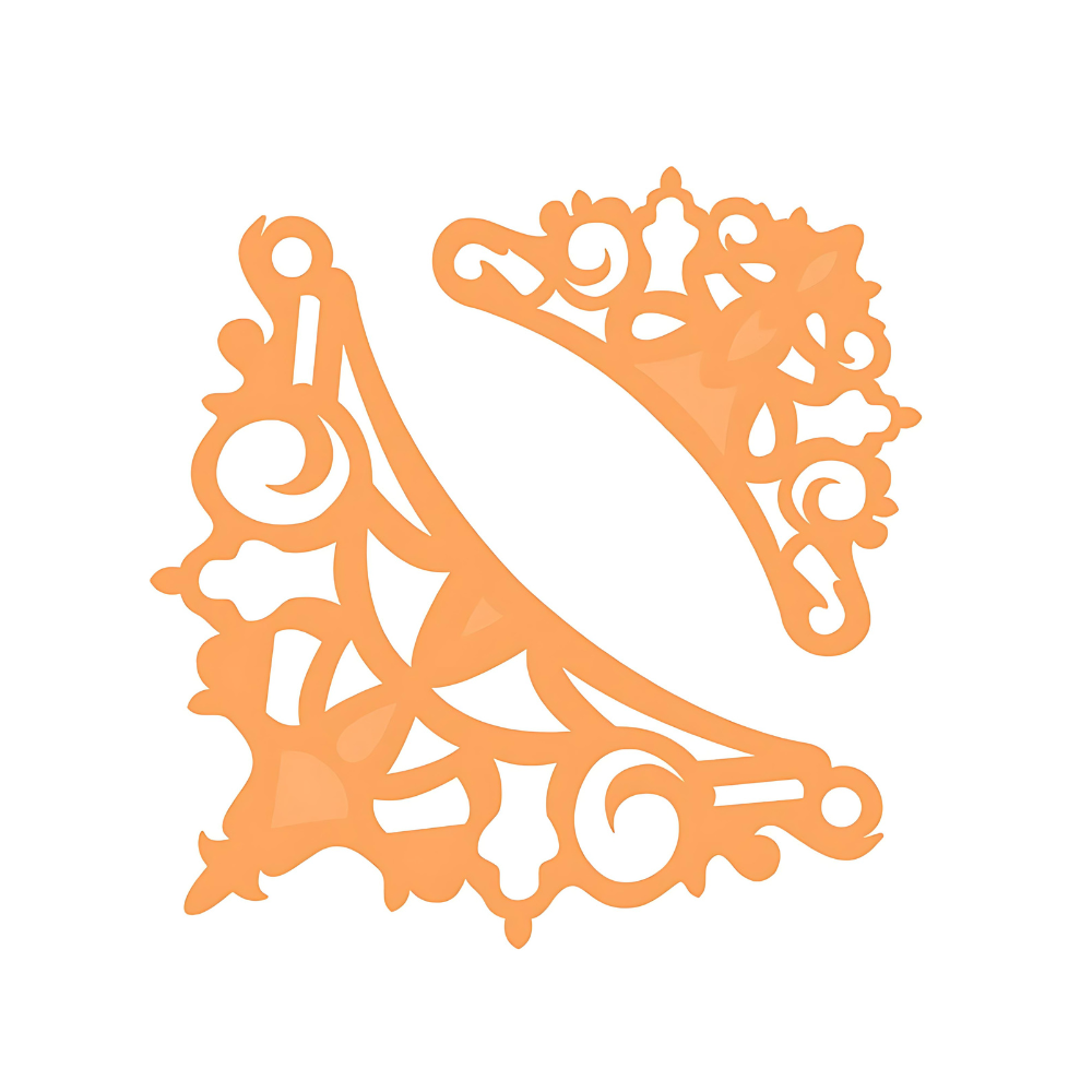 Tonic Studios Tiara Corner Pair - Papercraft Die – HOBBYHOP