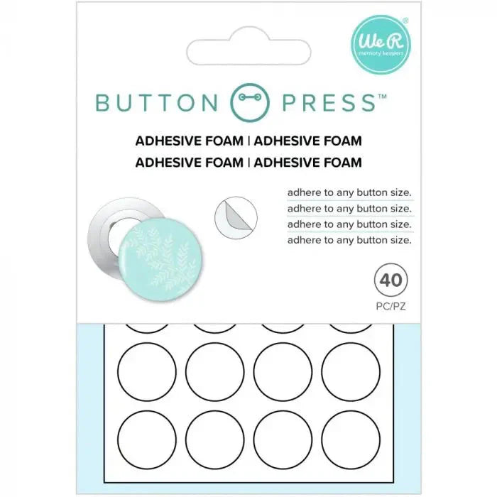 We R Memory Keepers Button Press - Adhesive Foam - (15mm | 40 Piece ...