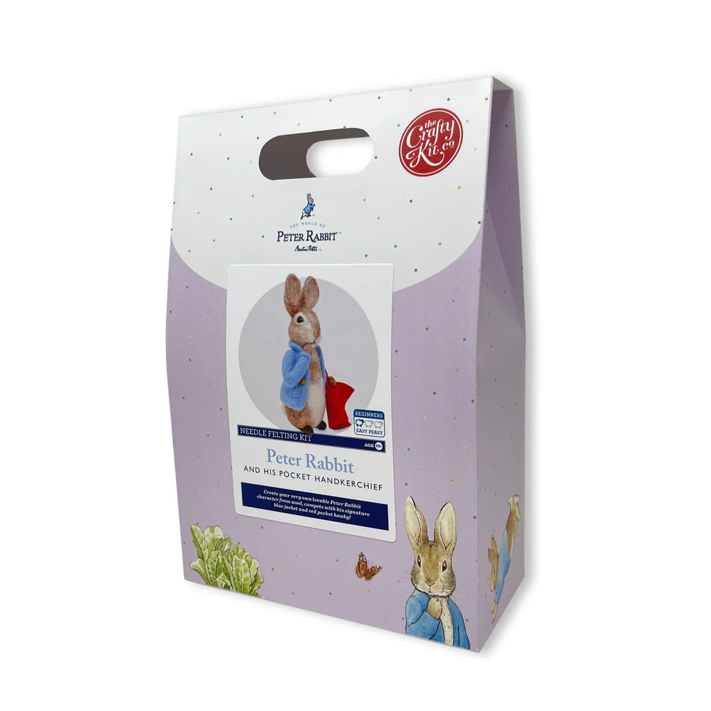 Peter Rabbit and his Pocket Handkerchief Needle Felting Craft Kit ...