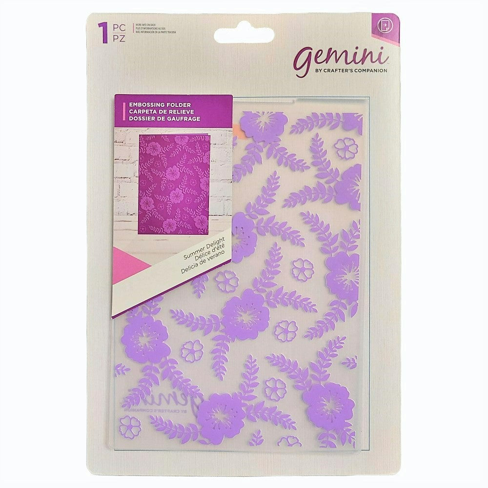 Gemini Summer Delight Embossing Folder – HOBBYHOP